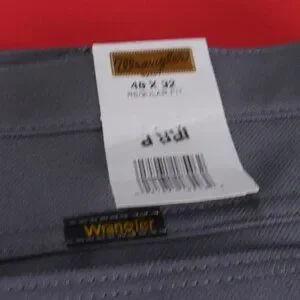Wrangler | Jeans | Nwt Wrangler Wrancher Dress Jeans Solid Gray Regular ...